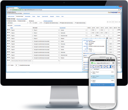 Feuille de temps en ligne - OroTimesheet